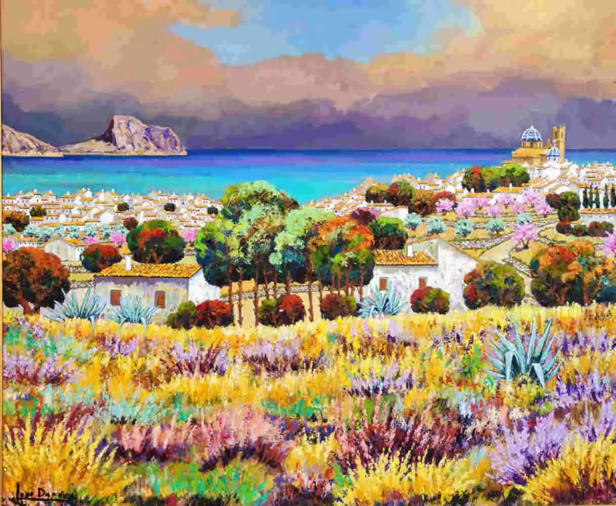 José Daroca, pintor contemporáneo español. Naïf mediterráneo